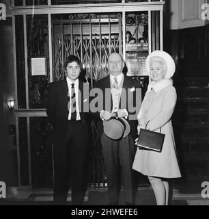 Media Mogul Lew Grade, with his wife Lady Grade and brother Lord ...