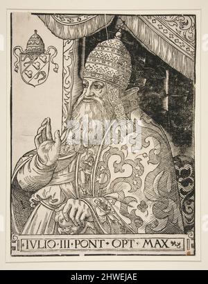 Portrait of Pope Julius III in papal attire, illustrating authority ...