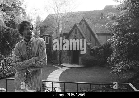 John Phillips of The Mamas and the Papas, pictured in front of his Bel ...