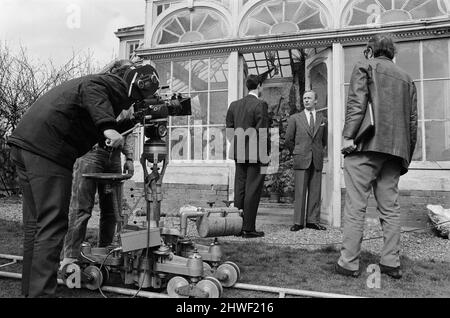 Filming of the final episode of the second series of the television ...