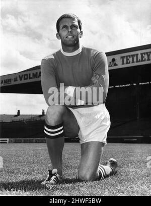 Alan Oakes Manchester City football player 1958-1976. Pictured in ...
