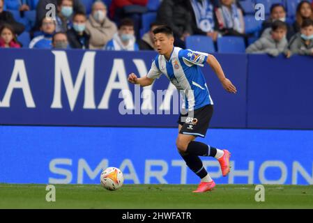 Wu Lei during the match between RCD Espanyol and Real Betis Balompie ...