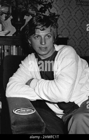 Singer and actor Tommy Steele at home in Bermondsey, London, with his ...