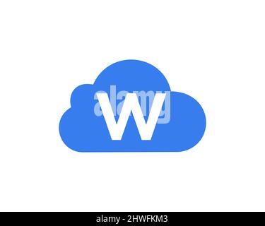 Cloud Logo Design On X Letter. Initial Letter X Cloud Logo Vector ...