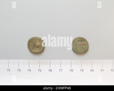 Mint: Corinth, Ruler: Augustus, Emperor of Rome, 63 B.C.–A.D. 14, ruled ...