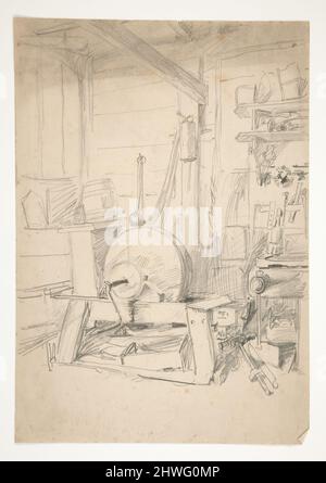 Interior Study. Artist: Edwin Austin Abbey, American, 1852–1911, M.A ...