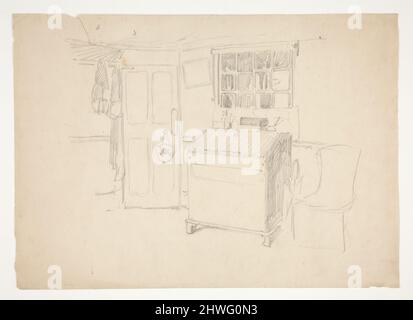 Interior Study. Artist: Edwin Austin Abbey, American, 1852–1911, M.A ...