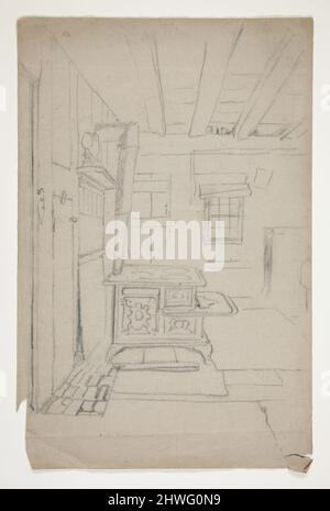 Interior Study. Artist: Edwin Austin Abbey, American, 1852–1911, M.A ...