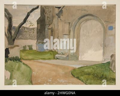 Architectural Study. Artist: Edwin Austin Abbey, American, 1852–1911, M ...