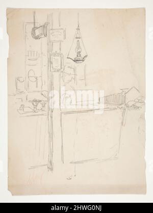 Interior Study. Artist: Edwin Austin Abbey, American, 1852–1911, M.A ...