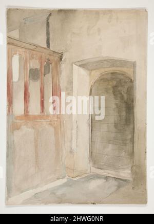Interior Study. Artist: Edwin Austin Abbey, American, 1852–1911, M.A ...