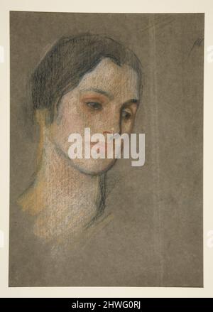Portrait of an unidentified woman. Artist: Edwin Austin Abbey, American ...