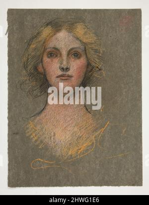 Portrait of a Young Woman. Artist: Edwin Austin Abbey, American, 1852 ...