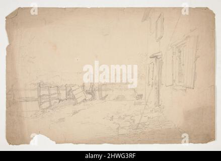 Sketch of a country home. Artist: Edwin Austin Abbey, American, 1852 ...