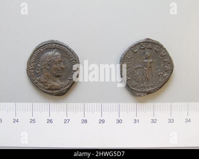 Sestertius of Trebonianus Gallus, Emperor of Rome; Aemilian, Emperor of ...