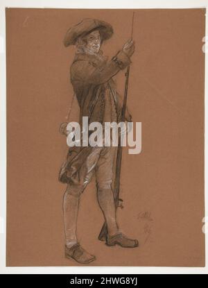 Study for a figure in “Valley Forge” mural at the state capitol ...