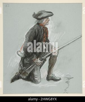 Figure study for “Valley Forge” mural in the House Chamber of the ...