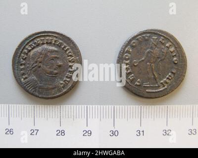 1 Nummus of Maximian from Unknown . Ruler: Maximian, Emperor of Rome ...