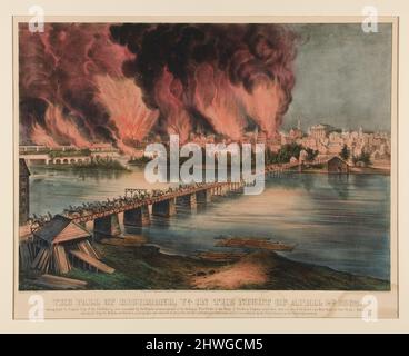 The Fall of Richmond, Virginia, on the Night of April 2nd, 1865, 1865 ...