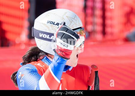 Beijing , China. 06th Mar, 2022. Paralympics, Para Alpine Skiing, Women ...