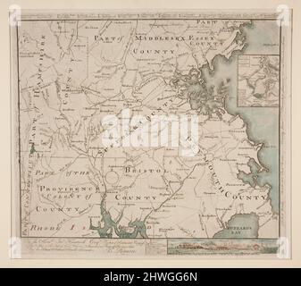 Map of Boston and its Environs. 1775 Stock Photo - Alamy