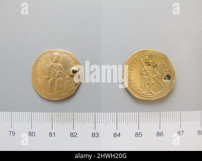 Histamenon of Isaac I from Constantinople. Ruler: Isaac I Comnenus ...