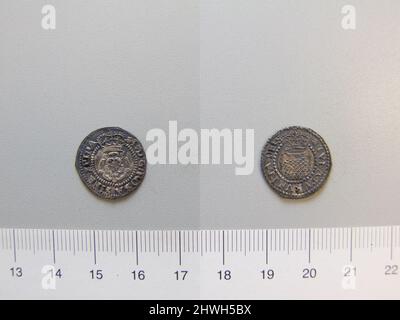 Halfgroat of James I, King of England from London. Ruler: James I, King ...