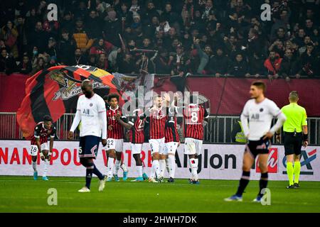 Nice, France. 05th Mar, 2022. Neymar Jr of PSG during the French ...