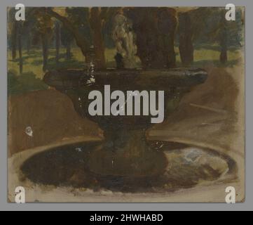 Study of a fountain. Artist: Edwin Austin Abbey, American, 1852–1911, M ...