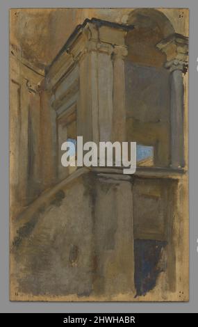 Architectural Study. Artist: Edwin Austin Abbey, American, 1852–1911, M ...