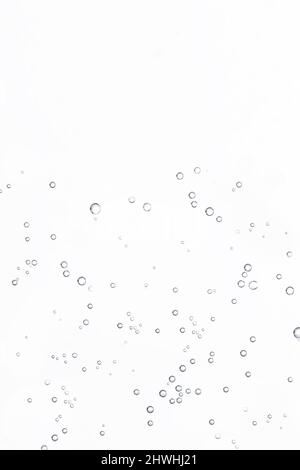 Fizzy fluid texture. Acid liquid. Defocused blue orange color oil ...