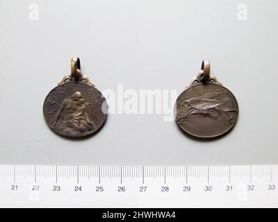 Medal. Artist: Louis-Oscar Roty, French, 1846–1911 Stock Photo - Alamy