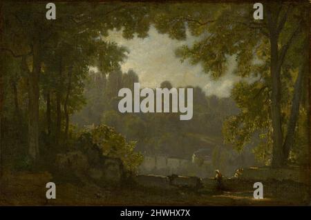 Forest Landscape by Jean-Baptiste Camille Corot Stock Photo - Alamy