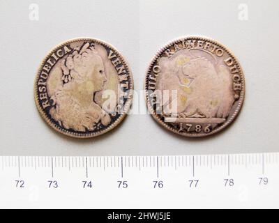 1 Thaler of Paul Renier from Venice. Ruler: Paul Renier, Venetian, 1710 ...
