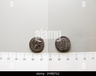 Coin from Metapontum. Engraver: Carl Wilhelm Becker, German, 1772–1830 ...