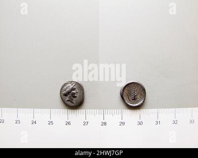 Coin from Metapontum. Engraver: Carl Wilhelm Becker, German, 1772–1830 ...
