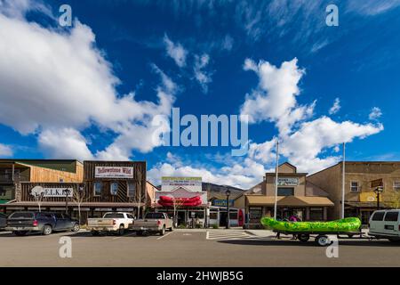 Downtown West Yellowstone Montana Stock Photo - Alamy