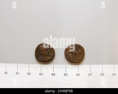 Ae3 of Valens, Emperor of the Roman Empire from Thessalonica. Ruler ...