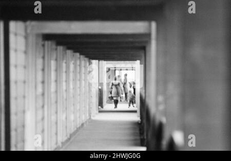 Hulme Crescents, a housing development situated in the Hulme district ...