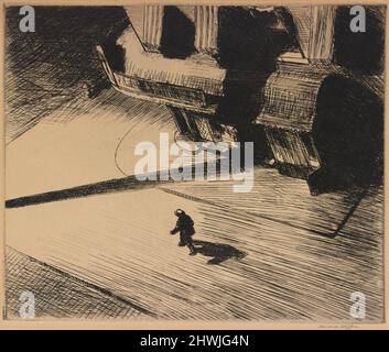 Night Shadow by the American realist artist, Edward Hopper (1882-1967 ...