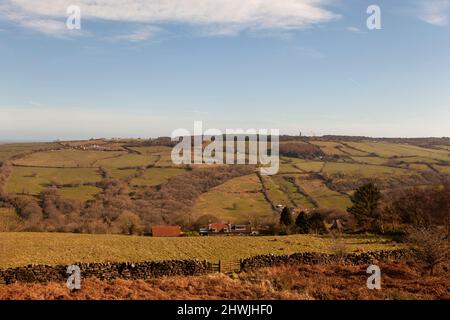 Goathland countryside in the hearth of the North York Moors National ...