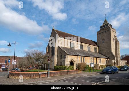 All Saints Church in Basingstoke town, Hampshire, England, UK Stock ...