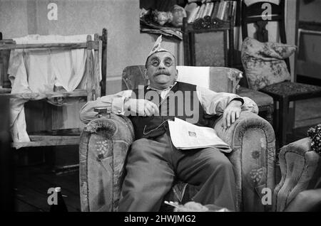 Rehearsals for a Christmas special of "Till Death Us Do Part". Pictured ...