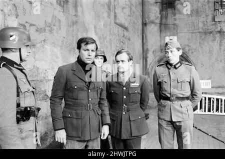 Colditz, Photo-call for new BBC television series, actors pose for the ...