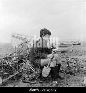 Holidaymakers at Redcar. 1971 Stock Photo - Alamy