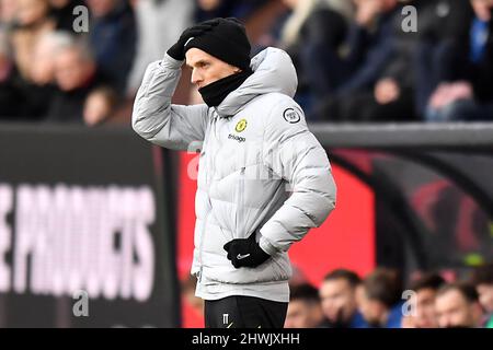 during the Premier League match at Turf Moor, Burnley Stock Photo - Alamy
