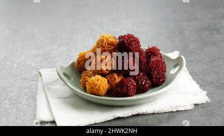 Grubi or Kremes Ubi, Traditional Snack Made from Shredded Sweet Potato ...
