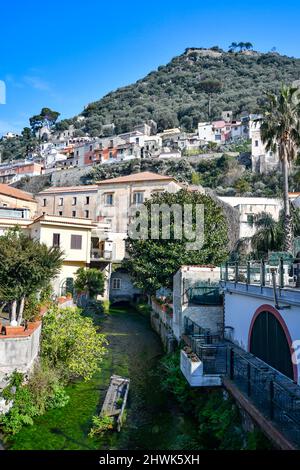 Panoramic view of Sarno, town in the province of Salerno, Italy Stock ...