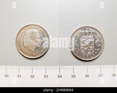 1 Gulden of Juliana of the Netherlands from Utrecht. Ruler: Juliana of ...