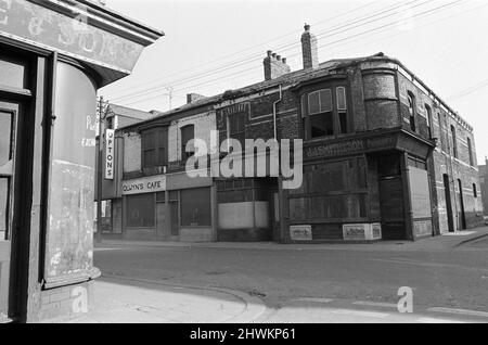 Scenes in South Bank, Middlesbrough, North Yorkshire. 1973 Stock Photo ...